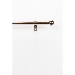 Garesa Gardinenstange &raquo;Look&laquo; 1 l&auml;ufig-l&auml;ufig Wunschma&szlig;l&auml;nge Wunschma&szlig;l&auml;nge, ohne Ringe, ver&auml;ngerbar silber Metall B/L: 220cm, 1 l&auml;ufig
