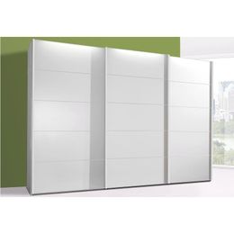 Wiemann Schwebet&uuml;renschrank &raquo;Westside&laquo; wei&szlig; B/H/T: 250cm x 236cm x 67cm, T&uuml;ren: 3 Stk. Glasfront