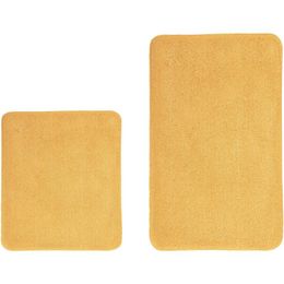 Kleine Wolke Badematte &raquo;RELAX, Badvorleger, Badezimmer Teppich&laquo; H&ouml;he 30 mm rutschhemmend beschichtet fu&szlig;bodenheizungsgeeignet Badteppich, meliert, rechteckig, rund