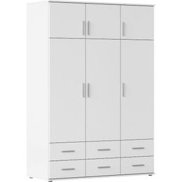 Rauch Kleiderschrank &raquo;Schrank Dreht&uuml;renschrank Ankleide Garderobe Schlafzimmerschrank KEMI&laquo; Breiten: 90/135/180 cm, H&ouml;he 194 cm, mit Schrankaufsatz 