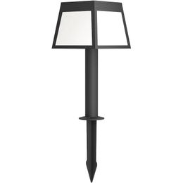 Eglo LED Solarleuchte &raquo;Altilia Solarlampe, Erdspie&szlig;, Stehlampe, Au&szlig;enleuchte Garten, IP44&laquo; LED-Modul 1 Stk. Warmwei&szlig; Solarleuchte - L15,5 x B15,5 x 