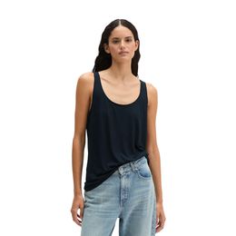 Marc O'Polo MARC O'POLO Damen T-Shirt "aus flie&szlig;endem Viskose-Mix-Jersey", schwarz, Gr. XXL, unifarben, Obermaterial: 50% Baumwolle, 50% Viskose, Shirts