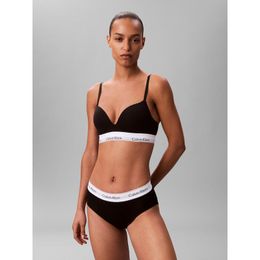 Calvin Klein Underwear Push-up-BH &raquo;PLUNGE PUSH UP&laquo; mit Logobund schwarz 70, Cup C Push-up-BH