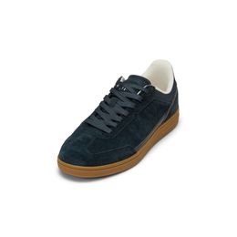 Marc O'Polo MARC O'POLO Herren Sneaker "aus weichem Veloursleder", Gr. 40, blau, Obermaterial: 100% Leder, unifarben, Schuhe