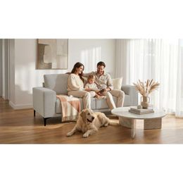 OTTO home 2-Sitzer &raquo;Xander&laquo; Breite 164 cm, Webstoff, Soft-Touch Chenille, schwarze Metallf&uuml;&szlig;e grau 68% polypropylene, 32% polyester B/H/T: 164cm x 