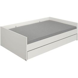 Paidi Kinderbett &raquo;CUTIE LEA in Wei&szlig; mit Bettkasten, Jugendliege&laquo; L/B/H ca. 204/96-126/56cm, Off-White, bietet extra Stauraum oder zus&auml;tzliche 