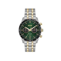 BOSS Herren BOSS Multifunktionsuhr &raquo;TOURMASTER&laquo; Quarzuhr, Armbanduhr, Herrenuhr, Edelstahlarmband, analog, Tag Einheitsgr&ouml;&szlig;e