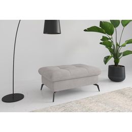 Sit & More sit&more Polsterhocker &raquo;Amica&laquo; mit Stauraum silber 90% Polyester, 10% Polyamid B/H/T: 102cm x 47cm x 69cm, Struktur weich,mit Stauraum
