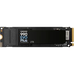 Samsung interne SSD &raquo;NVMe2.0 SSD 990 EvoPlus&laquo; 2 TB Anschluss PCI Express 4.0 schwarz Konstante Performance: Smartes Temperatur-Management f&uuml;r durchg&auml;ngig hohe