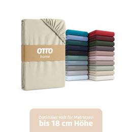 OTTO home Spannbettlaken &raquo;PHYSALIS in BASIC und PREMIUM Qualit&auml;t, 100% Baumwolle&laquo; f&uuml;r Matratzen bis 18 cm H&ouml;he, Bettlaken, Spannbetttuch, pflegeleicht