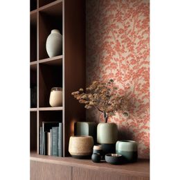 Livingwalls living walls Vliestapete &raquo;Vibes & Styles Lin &ndash; Zen Branches Vliestapete&laquo; floral leicht strukturiert inspiriertes Baumdesign mit feinen Linien und 