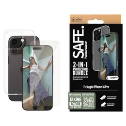 SAFE by PanzerGlass Displayschutzglas &raquo;2-in-1 Protection Bundle, Glass, Lens Protector&laquo; f&uuml;r Apple iPhone 16 Pro Displayschutzfolie, Schutzfolie, 