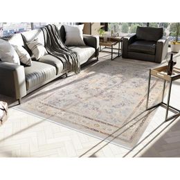 OCI DIE TEPPICHMARKE Teppich &raquo;MYSTIC LIMITED&laquo; rechteckig 7 mm H&ouml;he florale Muster in 3D-Optik, Bord&uuml;re, maschinell gewebt, Wohnzimmer bunt Polyacryl B