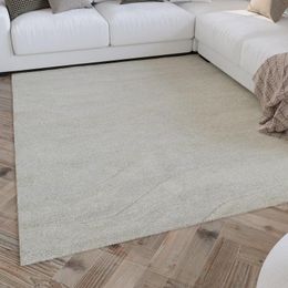 Wecon Home Wollteppich &raquo;Hamptons THIRTYFOUR&laquo; rechteckig 15 mm H&ouml;he L&auml;ufer, Schurwolle, Kurzflor, Wohnzimmer, Schlafzimmer, Wellen beige Schurwolle B :