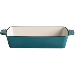 APS Auflaufform &raquo;Stars&laquo; Gusseisen 1 Stk. tlg. 33x24 cm, 3,5 Liter blau Gusseisen B/H/L/T: 24cm x 6,5cm x 33cm
