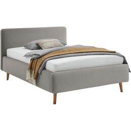 Meise M&ouml;bel meise.m&ouml;bel Polsterbett &raquo;Mattis&laquo; Topseller, wahlweise mit Bettkasten grau Bezug Bett: Struktur Gewebe (100% Polyester) Liegefl&auml;che L&auml;nge B: 200cm x 