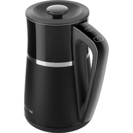 Hyundai Wasserkocher &raquo;HYUVK309&laquo; 1,7 l 2200 W elektronische Temperaturregelung, Thermoskannen-Effekt schwarz Einheitsgr&ouml;&szlig;e Wasserkocher