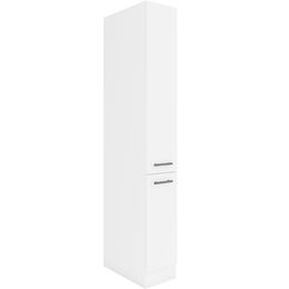 Optifit Apothekerschrank &raquo;Palma&laquo; Breite 30 cm, H&ouml;he 206,8 cm, 2 Ausz&uuml;ge, 5 Ablagen wei&szlig; Holzwerkstoff wei&szlig;, B/H/T: 30cm x 206,8cm x 60cm, Schubladen: 