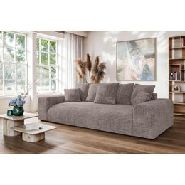 Home Affaire Big-Sofa &raquo;LAKESIDE 3-Sitzer Schlafsofa mit Bettkasten, Breite 256,5 cm&laquo; Liegefl&auml;che 168,5x195 cm, hoher Sitzkomfort, Ma&szlig;e B/T/H: 256/122/