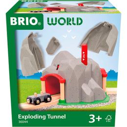 Brio Spielzeugeisenbahn-Tunnel &raquo;Brio WORLD, Tunnel mit Sprengfunktion&laquo; bunt Einheitsgr&ouml;&szlig;e Spielzeugeisenbahn-Tunnel