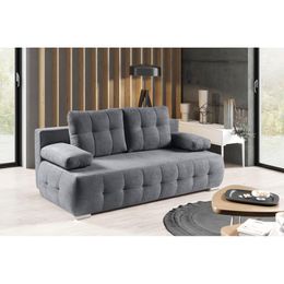WERK2 Schlafsofa &raquo;Indigo Bettsofa mit Bettkasten, Breite 205cm, hochwertige Verarbeitung&laquo; 2-Sitzer Sofa und Schlafcouch mit Federkern & Bettkasten 