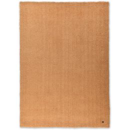 Tom Tailor HOME Hochflor-Teppich &raquo;Shaggy Teppich Cozy&laquo; rechteckig 25 mm H&ouml;he Uni Farben, auch in Pastell Farben, weich & kuschelig gold Polyester B : 