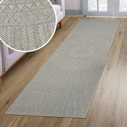 Bruno Banani Teppich &raquo;Solan, ethno, boho-inspiriert, In- und Outdoor geeignet&laquo; rechteckig 5 mm H&ouml;he Mandala, Kreise, K&uuml;che, Wohnzimmer, Camping, Balkon Kunstfaser 