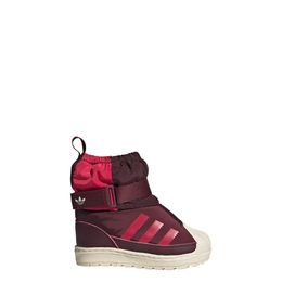 adidas originals Snowboots 'Superstar 360' Jungen Gr&ouml;&szlig;e 19 kastanienbraun / rot / wei&szlig;