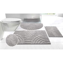 OTTO home Badematte &raquo;Regona Scandi, Badvorleger, Badezimmer Teppich, Duschvorleger&laquo; H&ouml;he 10 mm rutschhemmend beschichtet strapazierf&auml;hig Badteppich, 