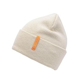 Chillouts Damen Chillouts Strickm&uuml;tze &raquo;Monty Hat&laquo; aus Leinen-Baumwollmix mit verstellbarer Passform & nat&uuml;rlichem Look beige Einheitsgr&ouml;&szlig;e