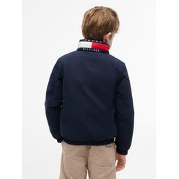 Tommy Hilfiger Jungen Blousonschwarz night navy, Gr. 7, unifarben, Web, Obermaterial: 100% Nylon. Futter: 100% Polyester. F&uuml;llung: 50% Polyester, 50%