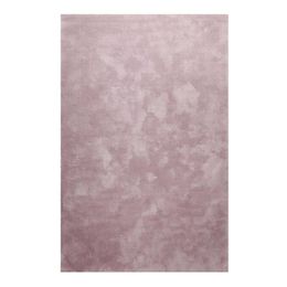 Teppich &raquo;Sienna&laquo; rechteckig 20 mm H&ouml;he Hochflor, Microfaser, uni, weich & kuschelig, Wohnzimmer, Schlafzimmer rosa Polyester B : 200cm 1 Stk., 20mm, L