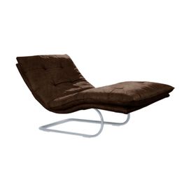 W.Schillig Relaxliege &raquo;daily dreams&laquo; in Waffelkissen-Optik, wahlweise mit Motor, silber matt, in 2 Breiten braun Stoff S37 (100% Polyester) B/H/T: 