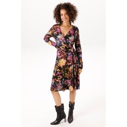 Aniston Casual Damen Aniston CASUAL Jerseykleid mit farbenfrohen Blumen bedruckt - NEUE KOLLEKTION bunt 38, N-Gr