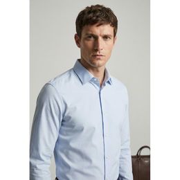 Calvin Klein Herren Businesshemd &raquo;SLIM ESNTL POPLIN NOS STR SLD&laquo; Mit Monogramm-Stickerei blau 41, N-Gr