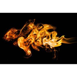 papermoon Fototapete &raquo;Feuerflammen&laquo; bunt Vlies B/L: 4m x 2,6m, Bahnen: 8 Stk.