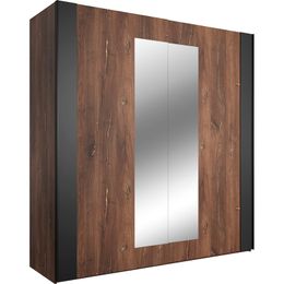 Home Affaire Schwebet&uuml;renschrank &raquo;Sigma, Breite 200 cm, moderner Kleiderschrank, Made in Europe&laquo; W&auml;scheschrank mit Spiegel, Garderobe mit durchdachter