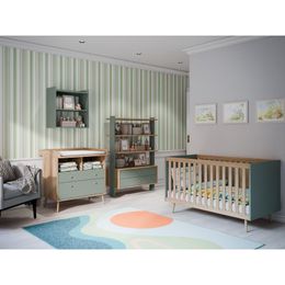 FORTE Babybett &raquo;Whenua&laquo; beige Holzwerkstoff Lattenrost, Liegefl&auml;che B/L: 70cm x 140cm, kein H&auml;rtegrad, ohne Matratze