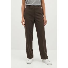 comma, Comma Damen Anzughose mit Viskose und Stretch braun 36, N-Gr