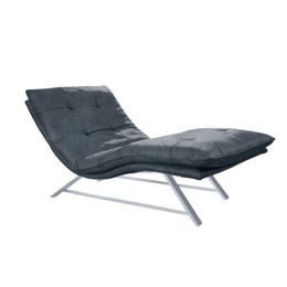 W.Schillig Relaxliege &raquo;daily dreams&laquo; in Waffelkissen-Optik, wahlweise mit Motor, Kufengestell, in 2 Breiten blau Longlife Xtra-Leder Z69: Das 