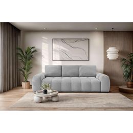 OTTO home 3-Sitzer &raquo;AZITA optionale Schlafsofa mit Bettkasten, Breite 253cm&laquo; Sofa mit Wellenunterfederung, Bubble-Optik, Verl&auml;ssliche Qualit&auml;t 100% 