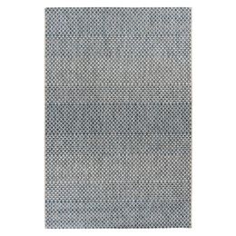 Kayoom Teppich &raquo;Nautic 887&laquo; rechteckig 7 mm H&ouml;he Kurzflor, Modernes Muster, Deko, ; In -und Outdoor geeignet blau Polypropylen B : 80cm 1 Stk., 7mm, L: 150cm