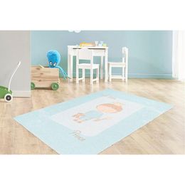 Arte Espina Kinderteppich &raquo;Bambini 300&laquo; rechteckig 5 mm H&ouml;he Fantasievoll bedruckter Kinderteppich, angenehme Haptik gr&uuml;n Polyester B : 120cm 1 Stk., 5mm, L: 