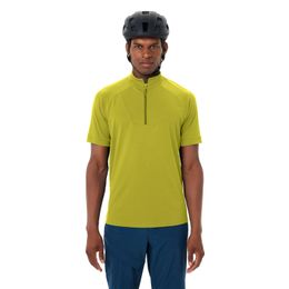 Vaude Herren Radtrikot "Men's Adlux HZ Shirt"light leaf, Gr. XXL, Obermaterial: 100% Polyester, Trikots, f&uuml;r Radfahren, f&uuml;r Erwachsene, f&uuml;r