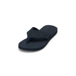 Marc O'Polo MARC O'POLO Herren Strandschuh "mit Rindlederriemen", Gr. 40schwarz navy, Obermaterial: 60% Leder, 40% Polyester, unifarben, Schuhe