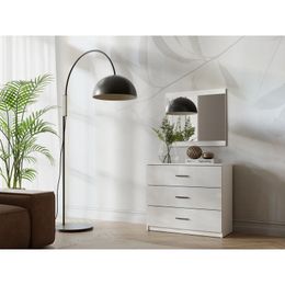 Home Affaire Kommode &raquo;LANDERY Sideboard mit 3 Schubladen, wei&szlig; hochgl&auml;nzend&laquo; Schubladenschrank mit viel Stauraum, Ma&szlig;e B/T/H: 93/42/80,5 cm wei&szlig; 