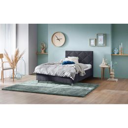 Westfalia Schlafkomfort Polsterbett &raquo;Padua&laquo; mit Rautensteppung, 3 verschiedene Matraztenarten w&auml;hlbar schwarz Bezug 100% Polyester, Polsterung: Polsterwatte, Material Gestell