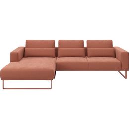 Musterring Ecksofa &raquo;JUSTB! PM100, stilvoller Lounge-Komfort von &laquo; Kollektion Bettina Zimmermann, optionaler Sitzvorzug & Fu&szlig;-Auswahl braun 85% Polyester, 15% 