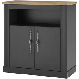 OTTO home Kommode &raquo;WESTMINSTER&laquo; Breite ca. 92 cm, im romantischen Landhausstil grau B/H/T: 92cm x 95cm x 45cm