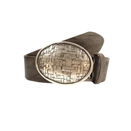 Damen Lederg&uuml;rtel "Wechselg&uuml;rtel", braun, Gr. 120, RETTUNGSRING G&Uuml;RTEL, B&uuml;ffelleder, G&uuml;rtel